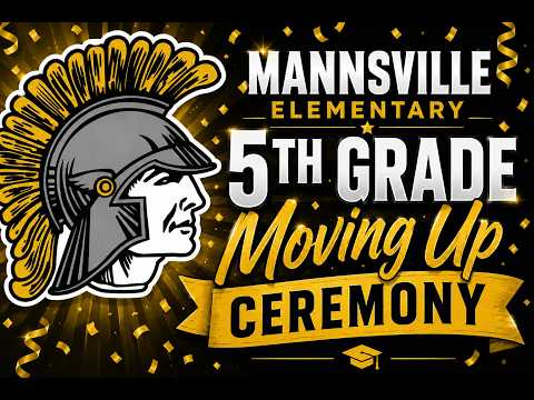 Mannsville Elementary 5th Grade Moving Up Ceremony - YouTube