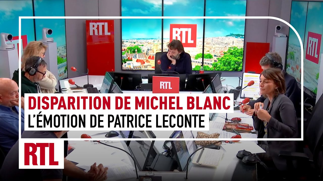 Disparition de Michel Blanc : L'émotion de Patrice Leconte - YouTube