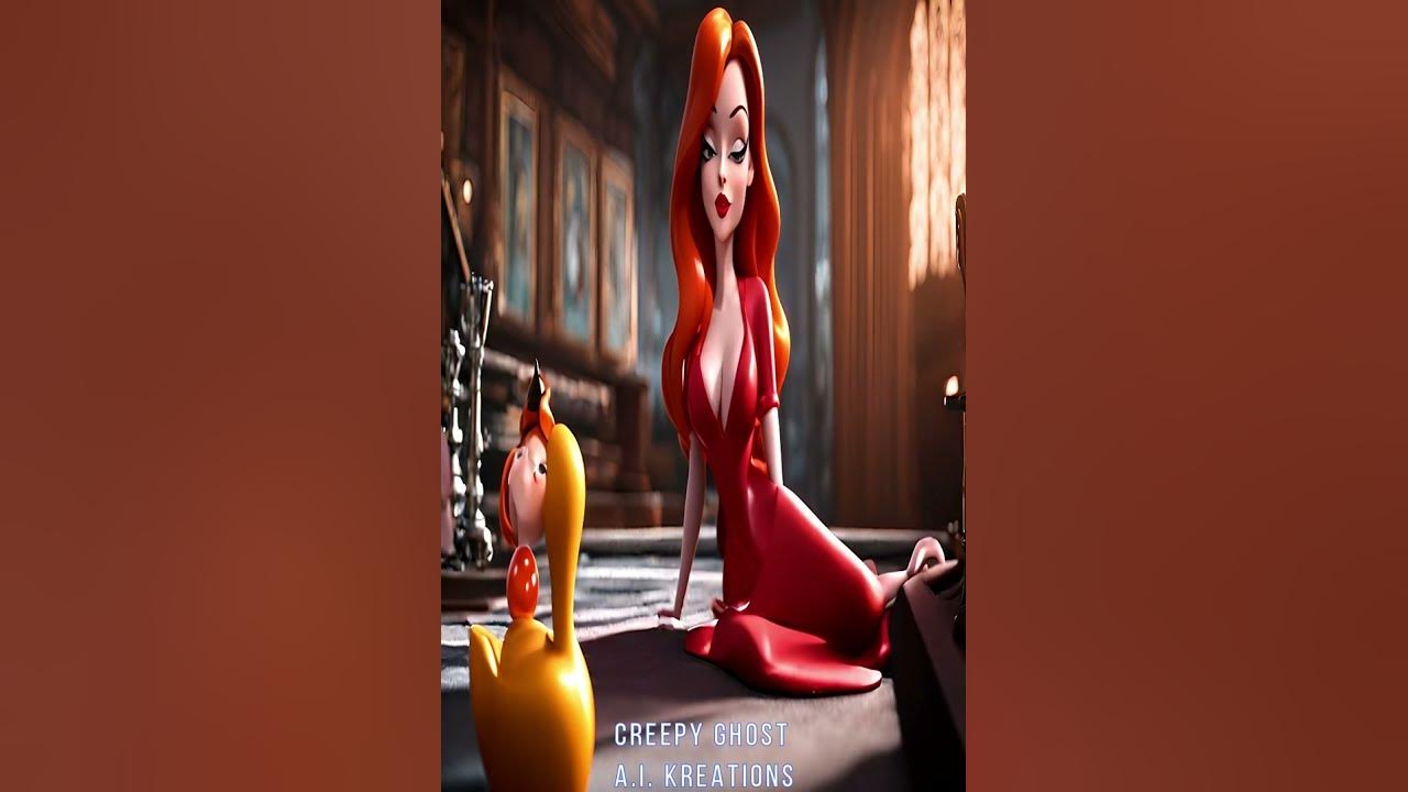 Jessica Rabbit 3d Cartoon Ai Video Jessicarabbit 3dcartoon Whoframedrogerrabbit Animated