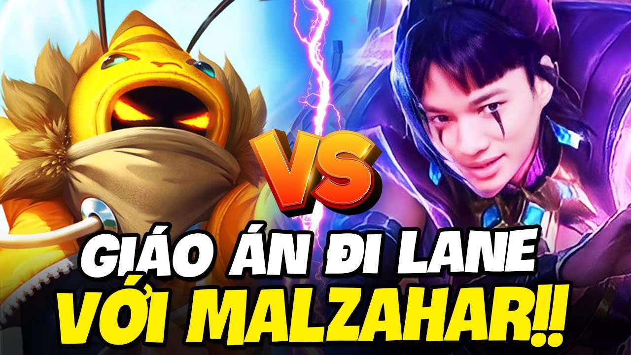 (LMHT) GIÁO ÁN ĐI LANE VÀ CÁCH TRADE DAMAGE VỚI MALZAHAR CỦA HIẾU ...