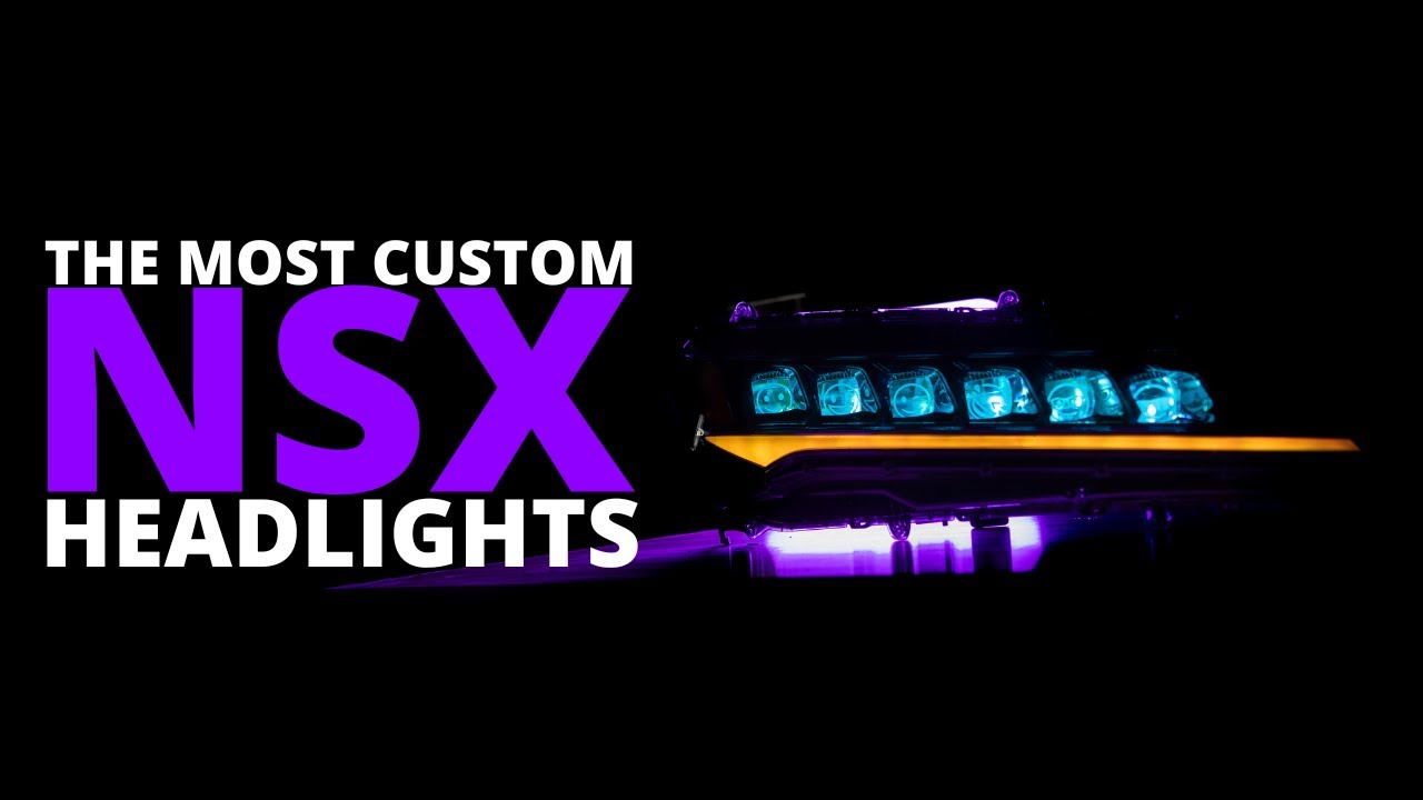 Custom Acura NSX Headlights *Teaser* - YouTube