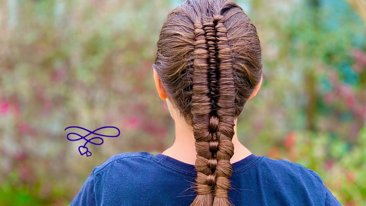 Double Sided 3 Strand Infinity Braid - YouTube