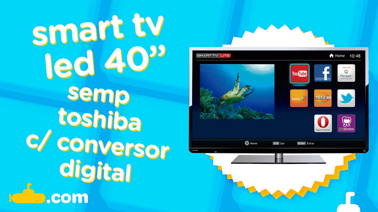 Smart TV LED 40" Semp Toshiba DL 40L2400i Full HD - Submarino.com.br ...