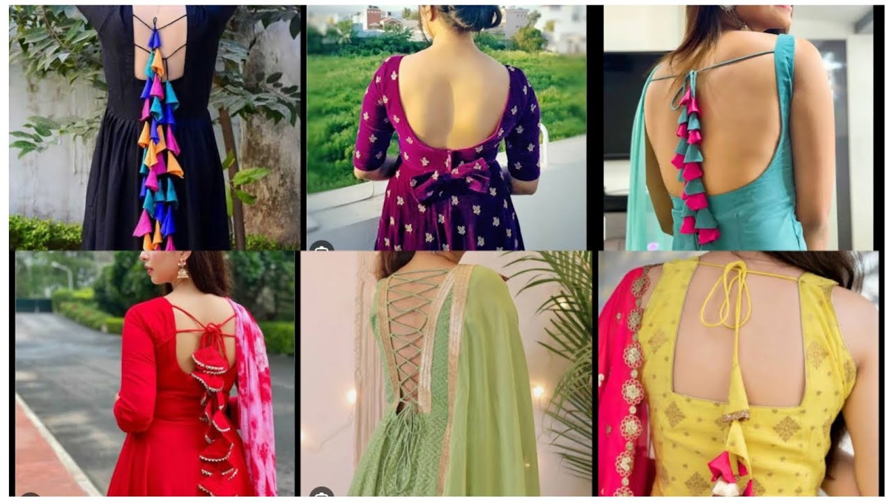 Stylish beautiful kurti back neck design / latest design / kurti design ...
