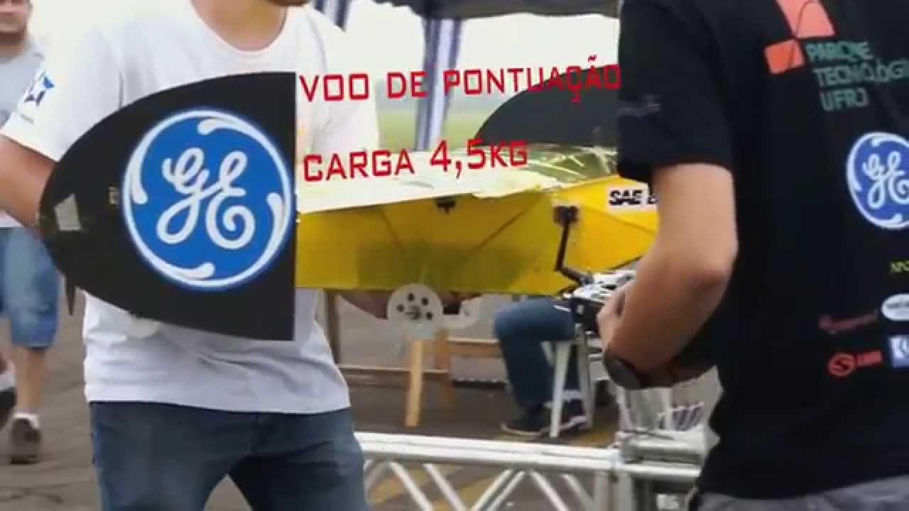 Minerva Aerodesign - Competição SAE Brasil Aerodesign 2014 - YouTube