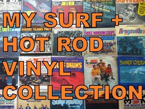 HUGE Surf/Hot Rod/Drag VINYL Collection (90+ Albums) - YouTube