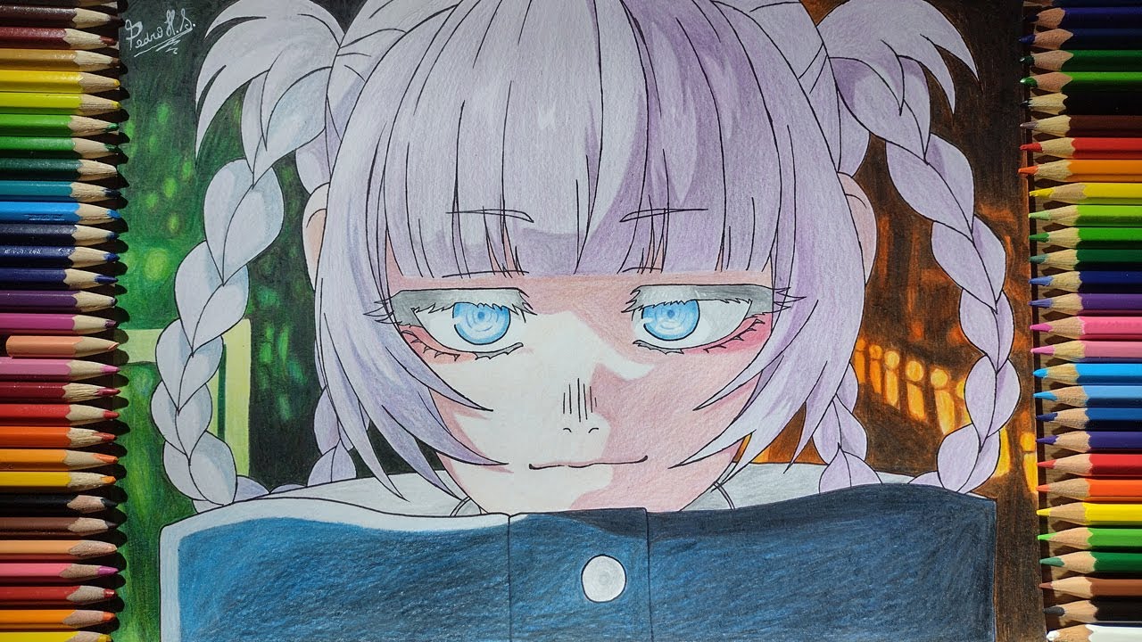 Drawing Nazuna Nanakusa / Desenhando Nazuna Nanakusa (Call of the Night ...