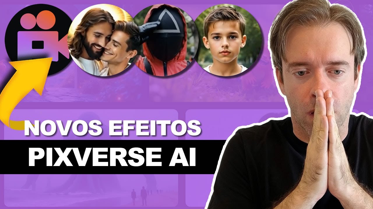 Novos Efeitos da PixVerse AI: Abraço de Jesus, Round 6, Baby Face, Luta ...