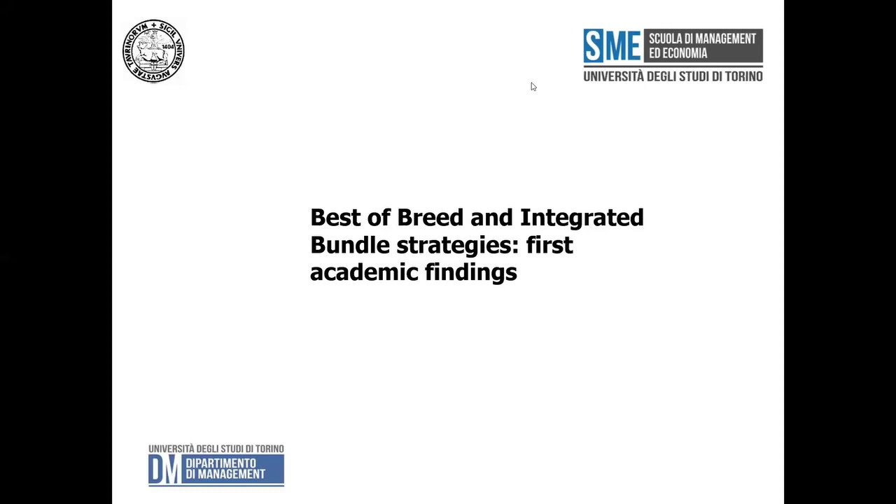 Best of Breed and Integrated Bundle strategies 1/2 - YouTube