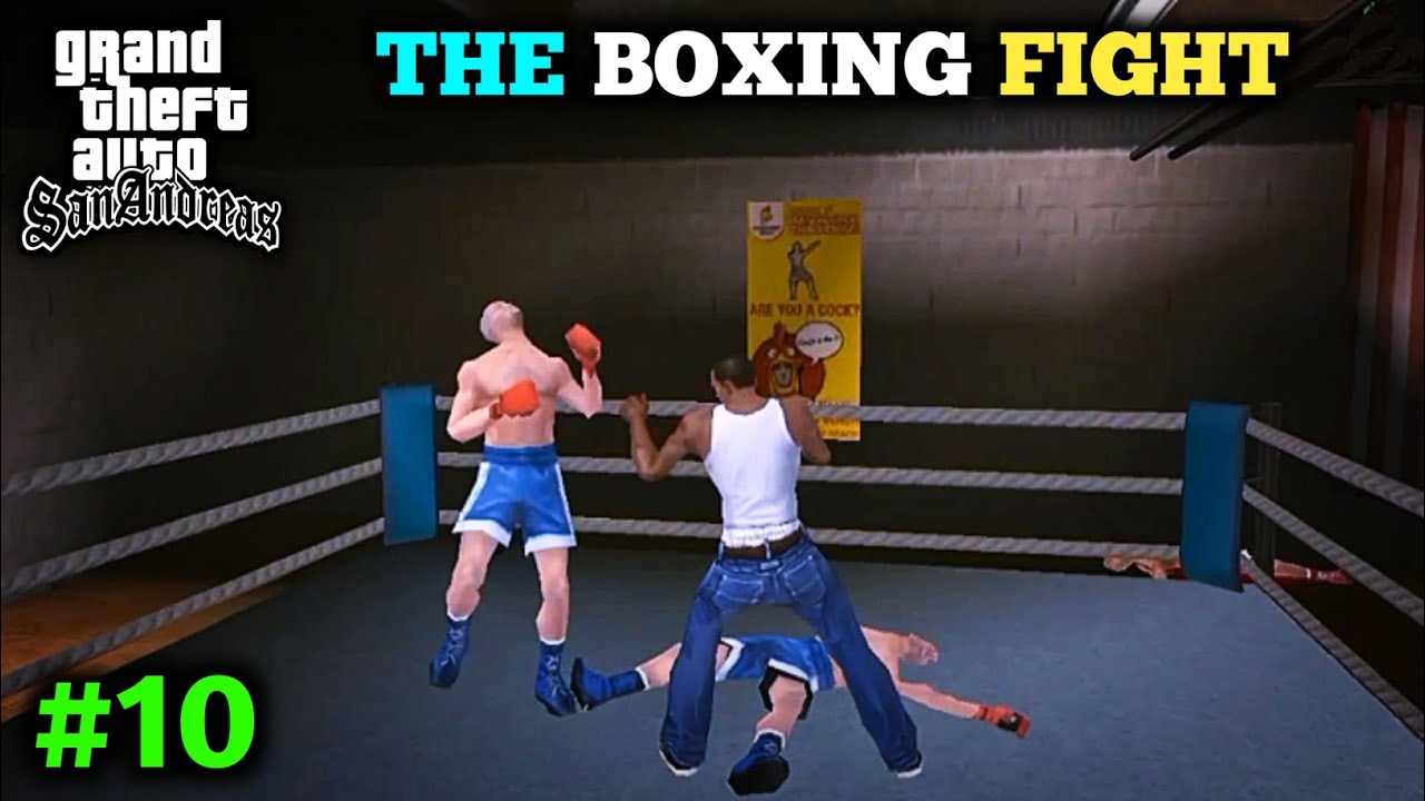 THE BOXING FIGHT IN GYM | GTA:SAN ANDREAS GAMEPLAY #10 - YouTube