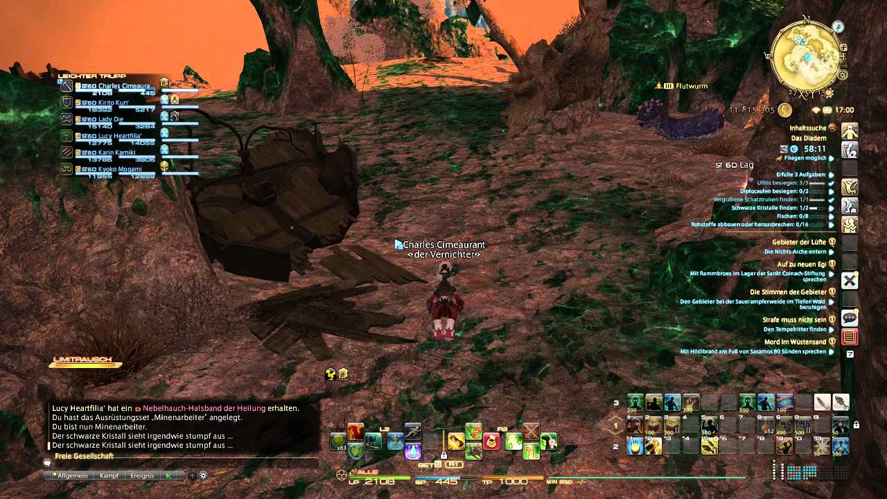 FFXIV LIVE Patch 3.1 - Das Diadem - YouTube