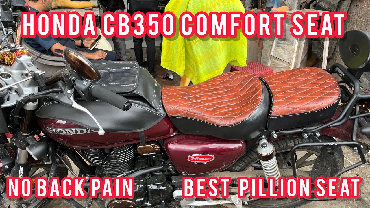 Honda Hness cb350 Bucket comfort and comfortable seat for long ride ...