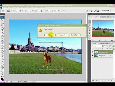 How to Remove a Background & Replace it With a New One - YouTube