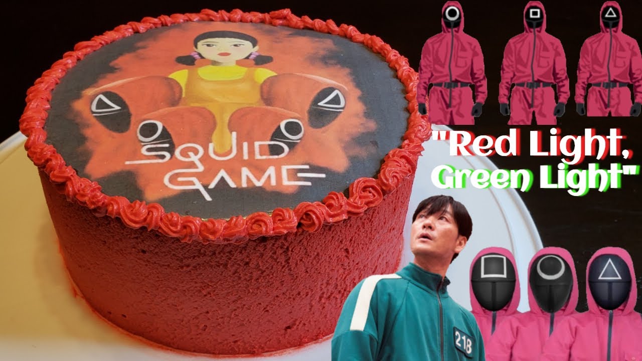 SQUID GAME CAKE - YouTube