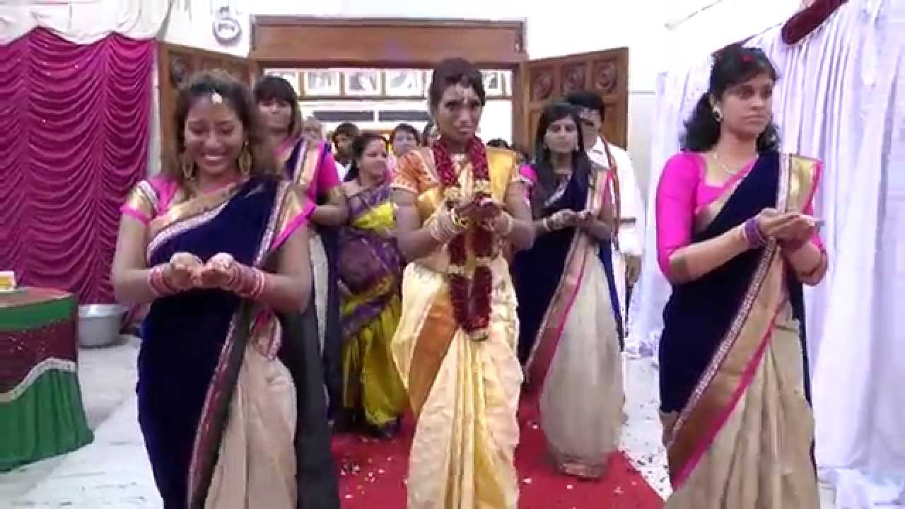 Divya's Wedding Entrance Dance - YouTube