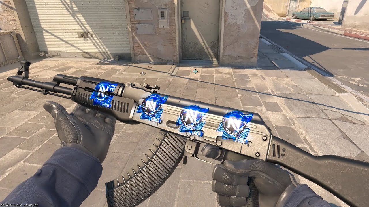 INSPECTING AK47 SLATE WITH 4x TEAM ENVYUS FOIL ATLANTA INGAME CS2 - CS2 ...