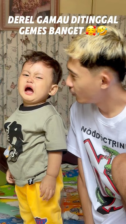 Derel gemoy nangis gamau ditinggal - YouTube