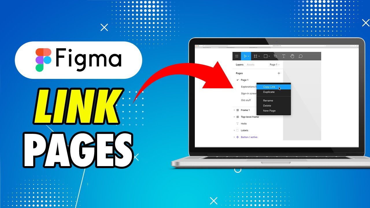 How to Link Pages in Figma - YouTube