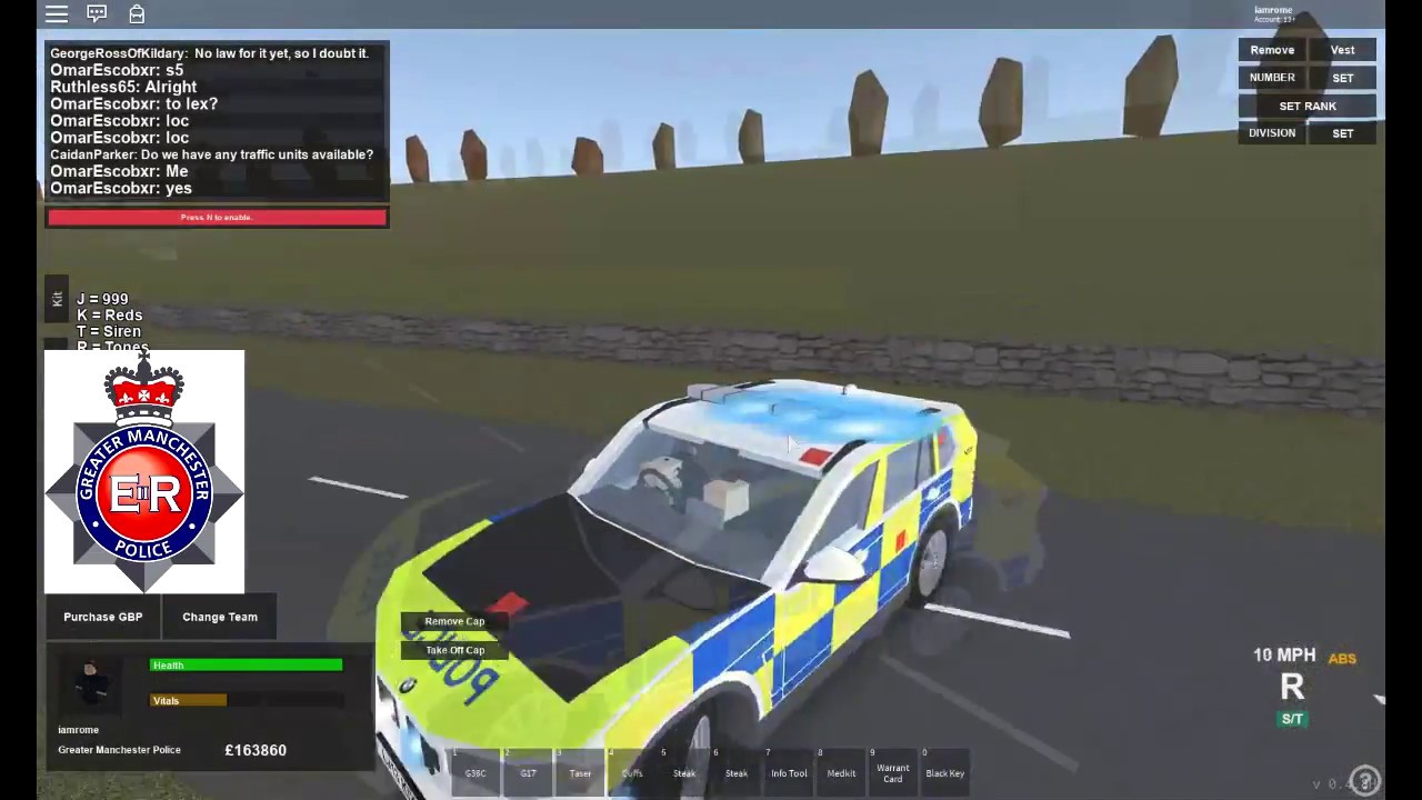 Roblox-United Kingdom GMP Eastbrook Reckless Driver. - YouTube