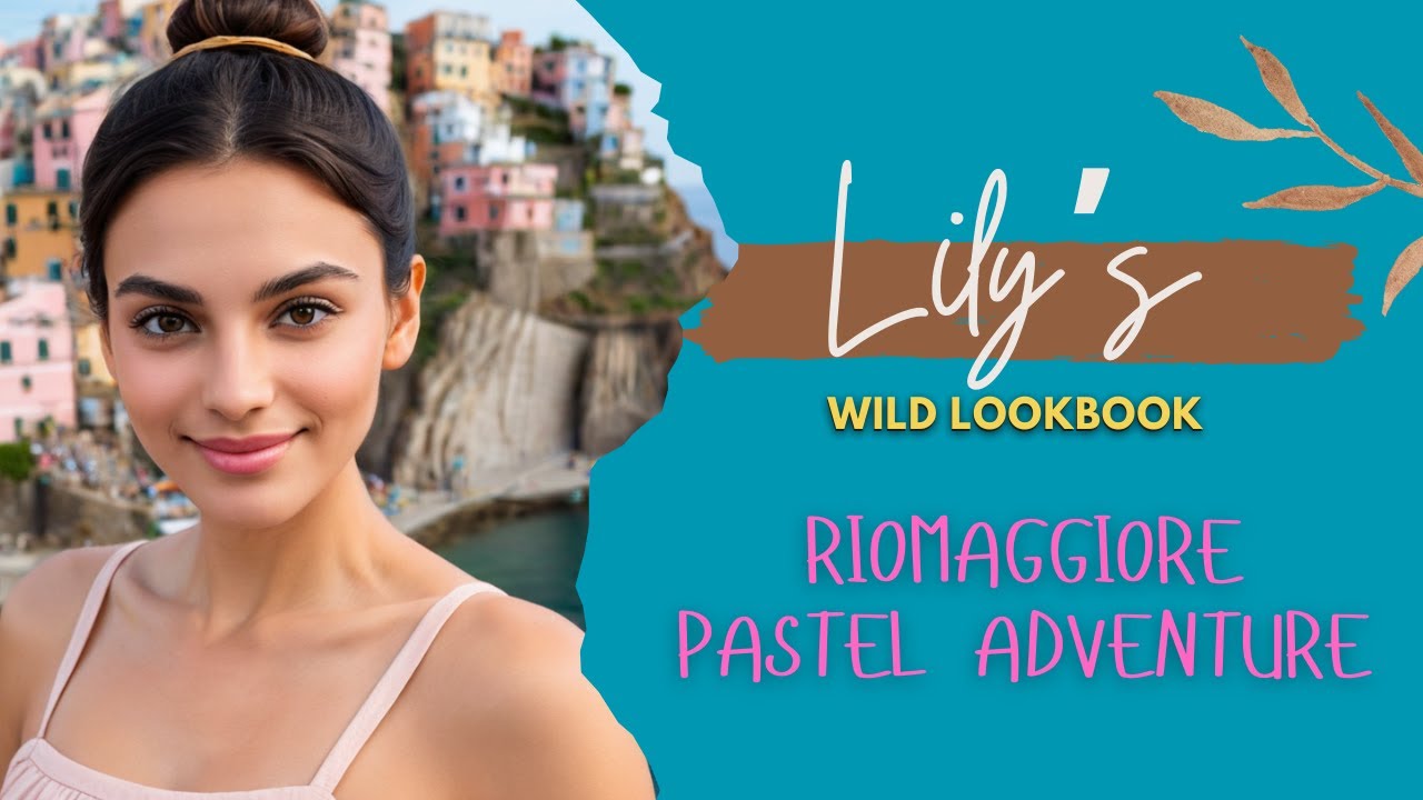 RIOMAGGIORE ADVENTURE: Fashion & Scenic Beauty | LILY'S WILD AI LOOKBOOK - YouTube