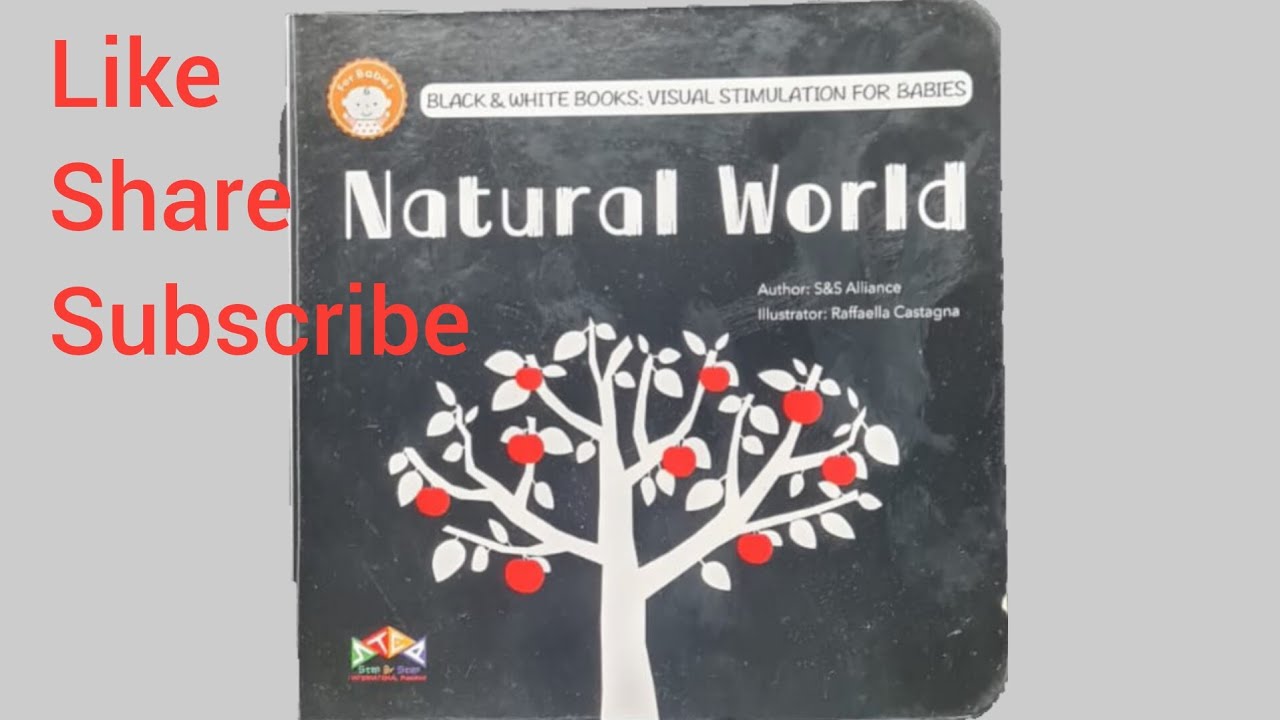 Natural world| Black and white book | Step by Step | Read Aloud - YouTube