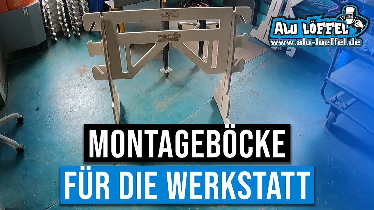 Holz-Montageböcke für die Werkstatt & zu Hause von Multibex - YouTube