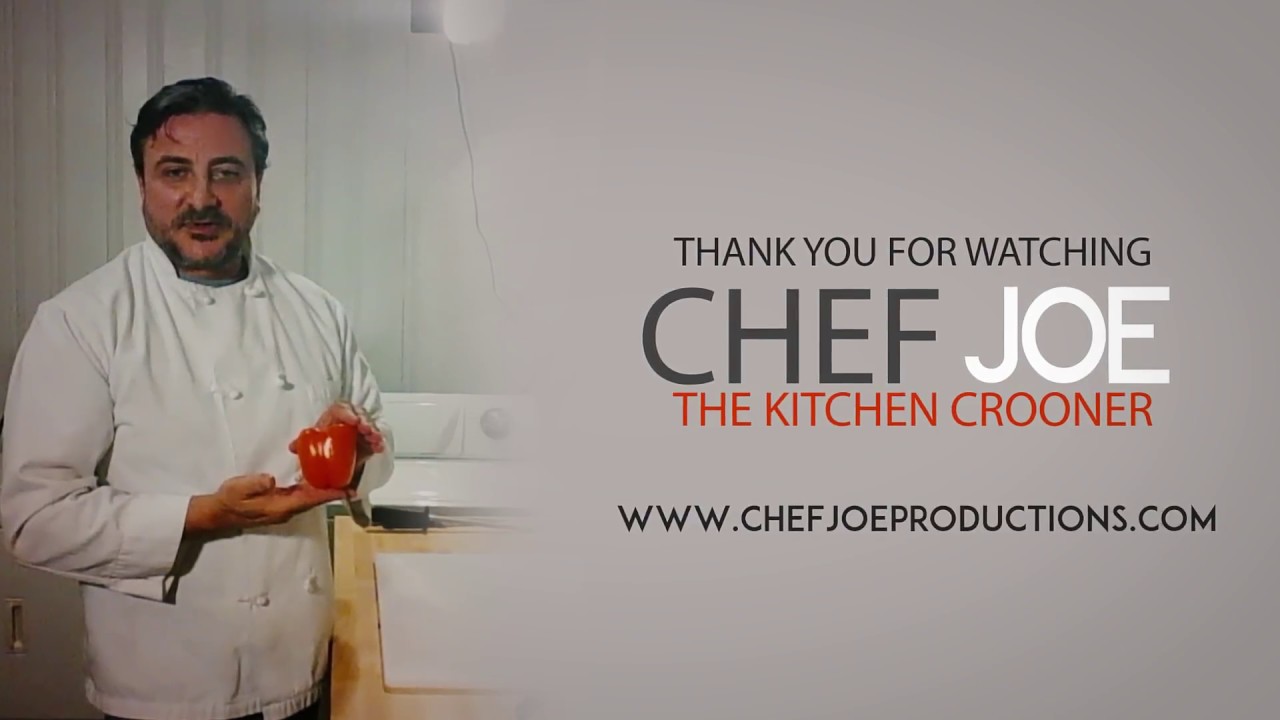 Chef Joe "The Kitchen Crooner" - YouTube