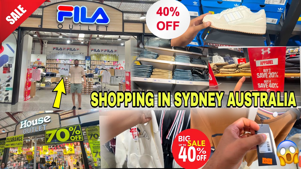 Shopping in Sydney Australia 🇦🇺 SALE 70% OFF 😱OUTLET SHOPPING 🛍️ - YouTube