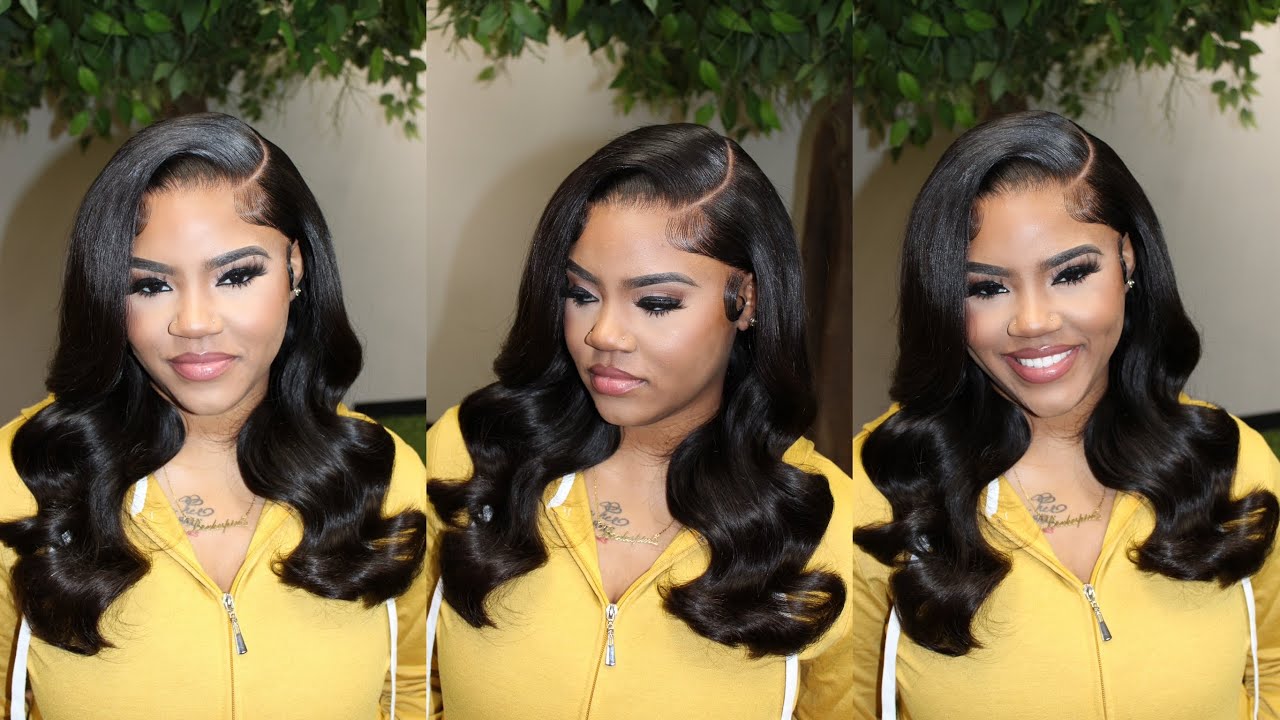 BEGINNER FRIENDLY WIG💛 | ULTIMATE LACE MELT+SIDE PART WIG INSTALL ...
