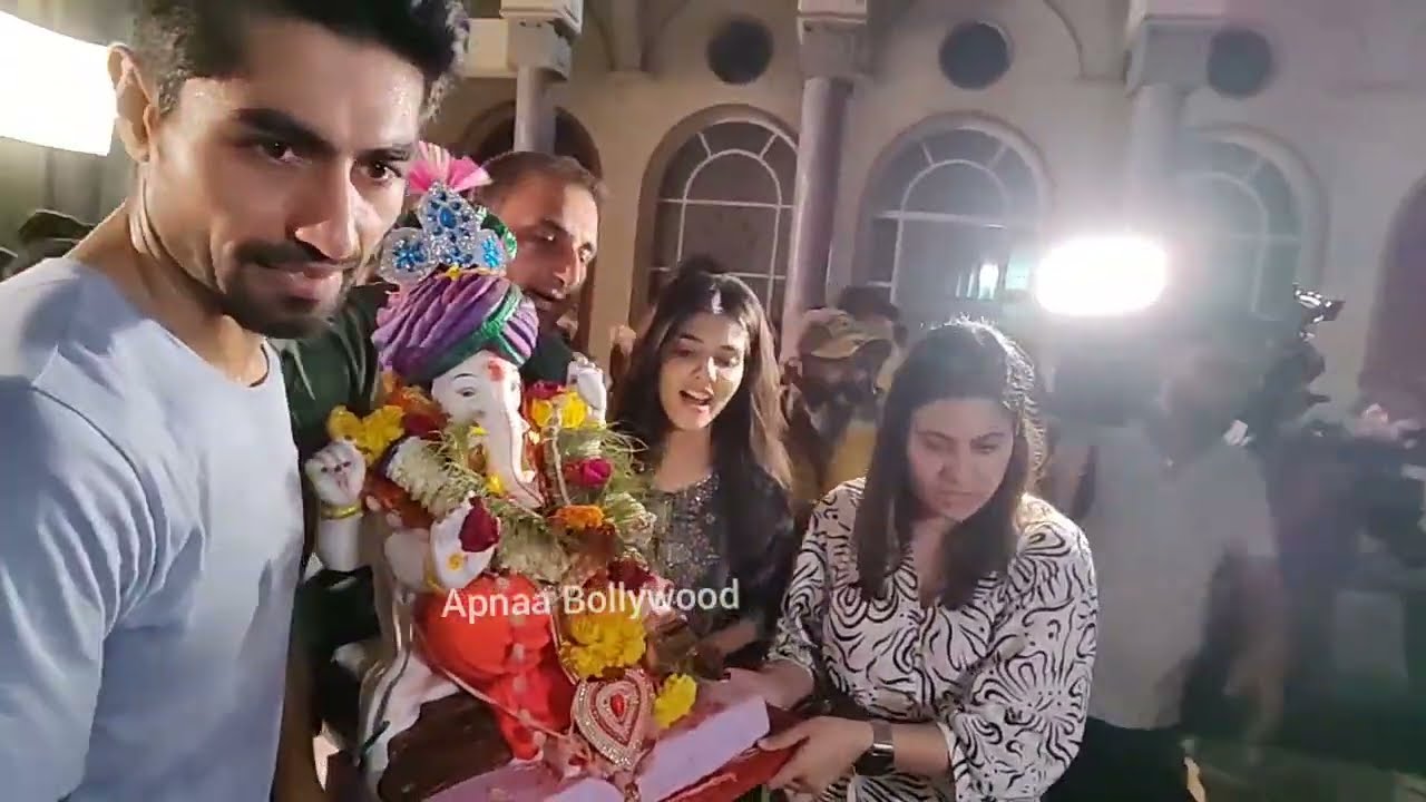 Watch How Harshad Chopda Take Cares Everyone During Ganpati Bappa YRKKH ...