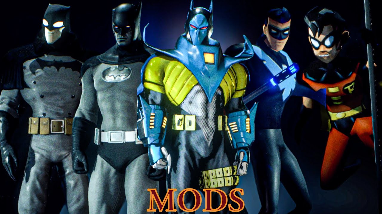 New Arkham Knight Mod Suit Ups |Cutscenes, Combat & Display Showcase ...