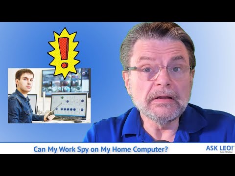 Why Do I See Thing On Work Computer From Home