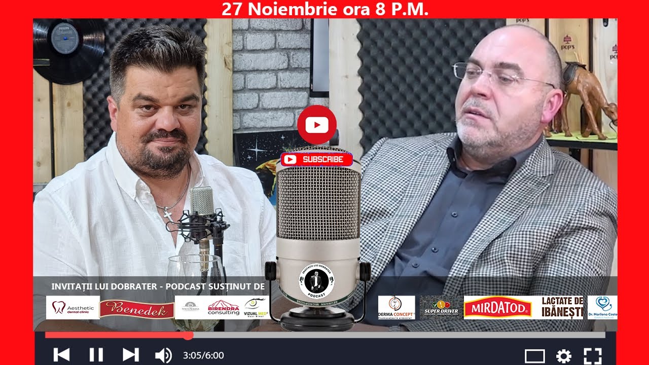 Invitații lui Dobrater - Episodul 53 - Vasile Costea - Avocat - YouTube