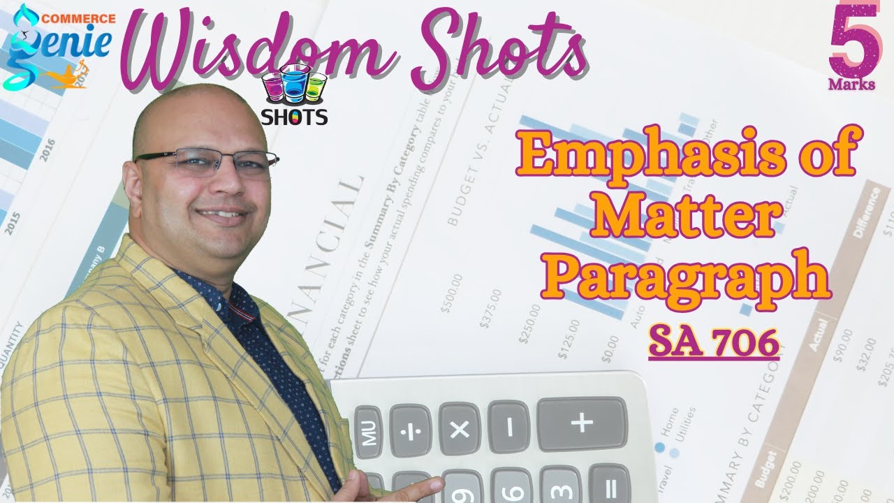 Emphasis of Matter Paragraph (SA 706) - YouTube