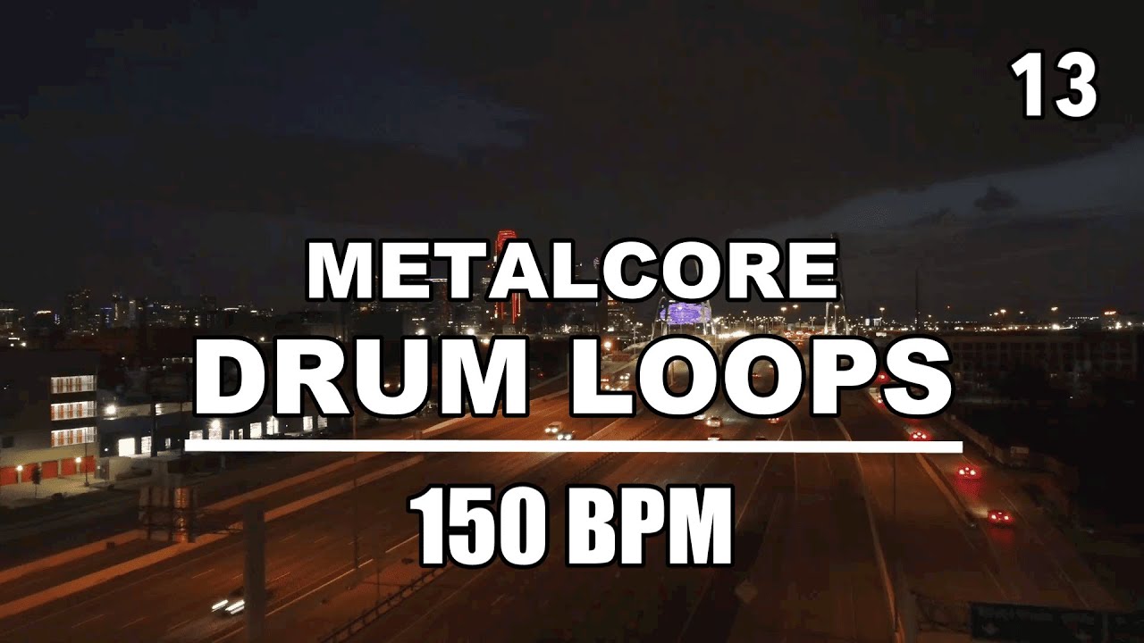 Metalcore I Drum Loops I 150 BPM I Full Arrangement - YouTube