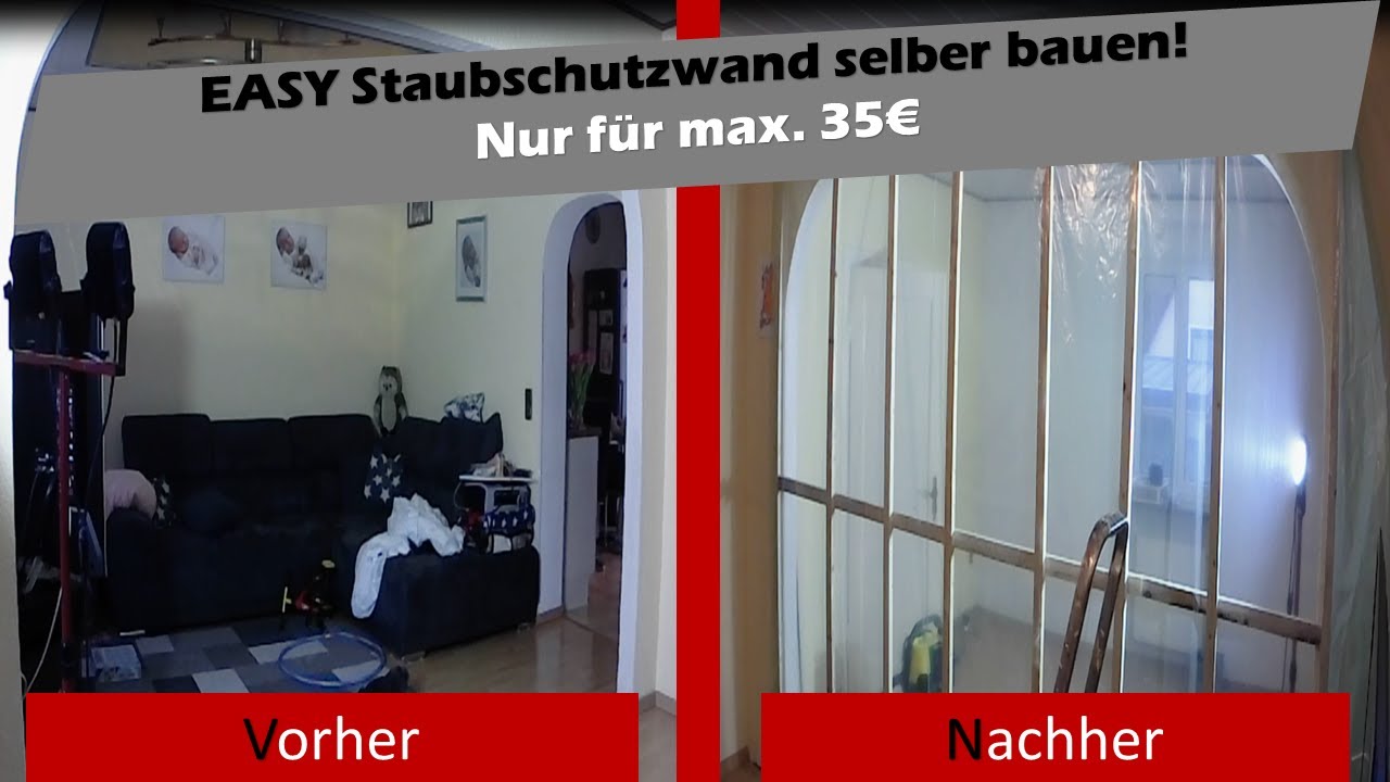 Staubschutzwand Selber Bauen