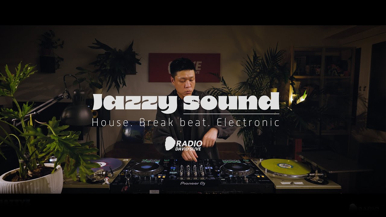 Jazzy Sound #15 / Surrounded by plants, warm light, and grooves, sunset ...