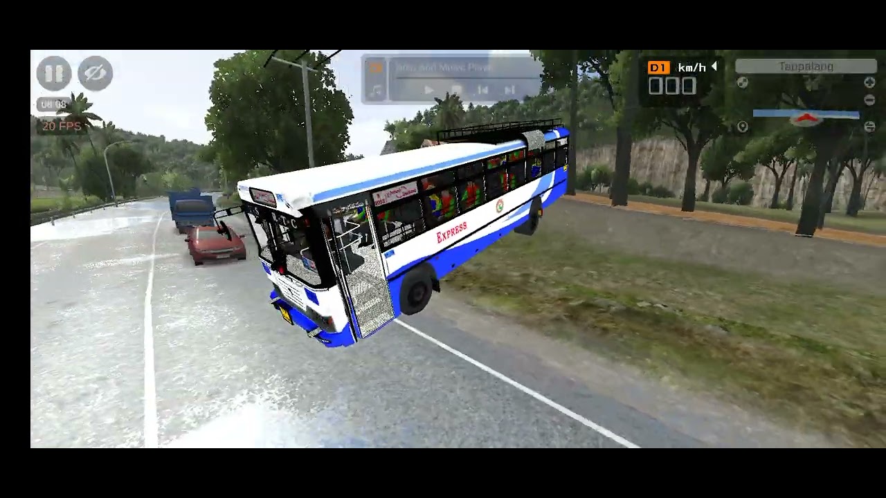 tsrtc apsrtc express bus mobile game - YouTube