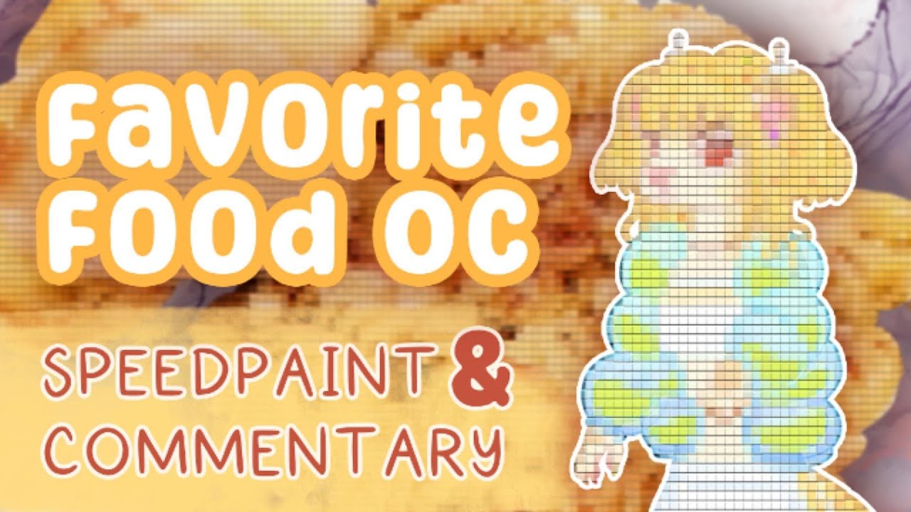 Designing a Character based on My Favorite Food | Speedpaint ...