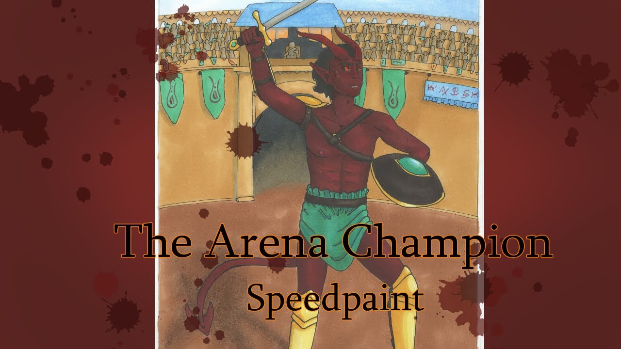 Speedpaint, Tiefling Gladiator - YouTube