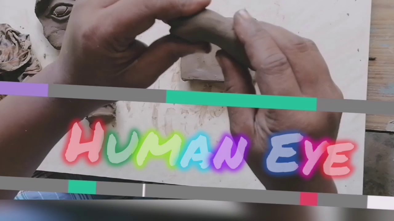Human eye made from Clay within 2 minutes. #DIY #craft #clayart - YouTube