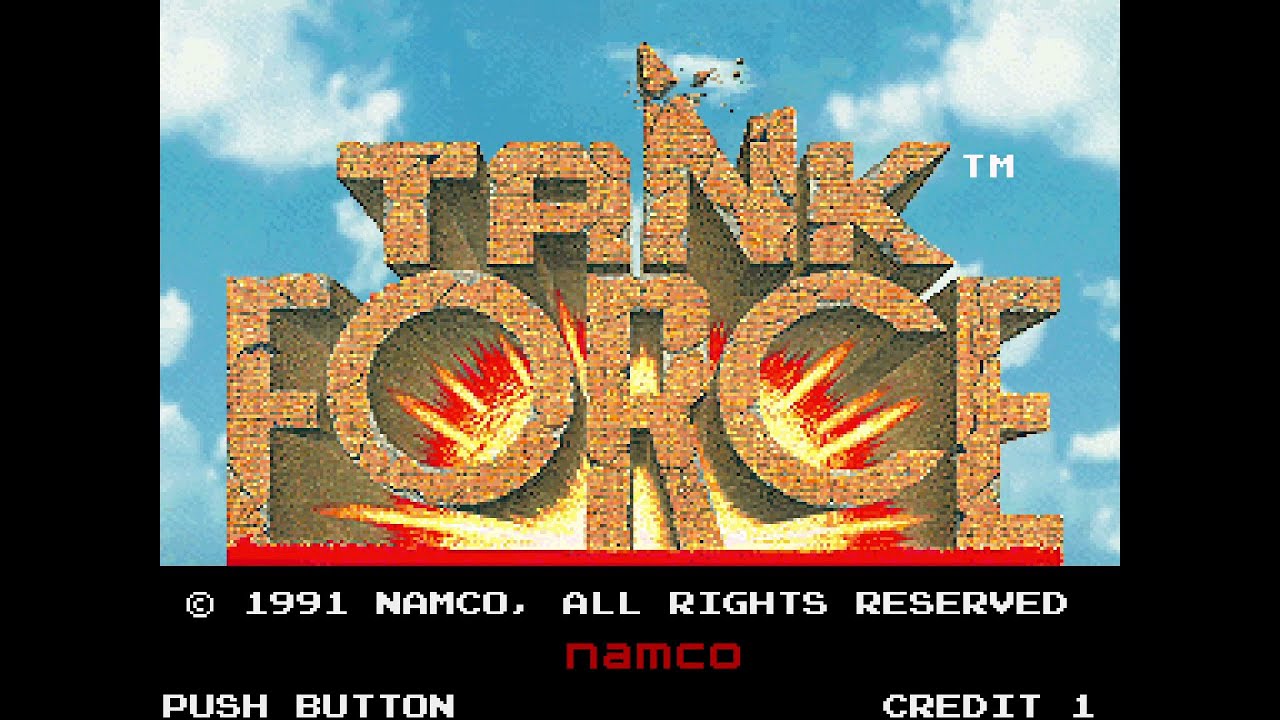 Tank Force. [Arcade - Namco]. (1991). Full Play. - YouTube