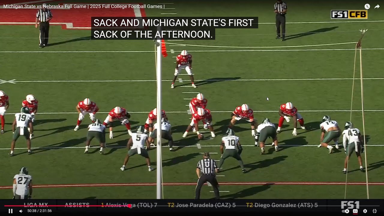 Cornhuskers OL Is Better Than You Think! Michigan State Postgame Film ...