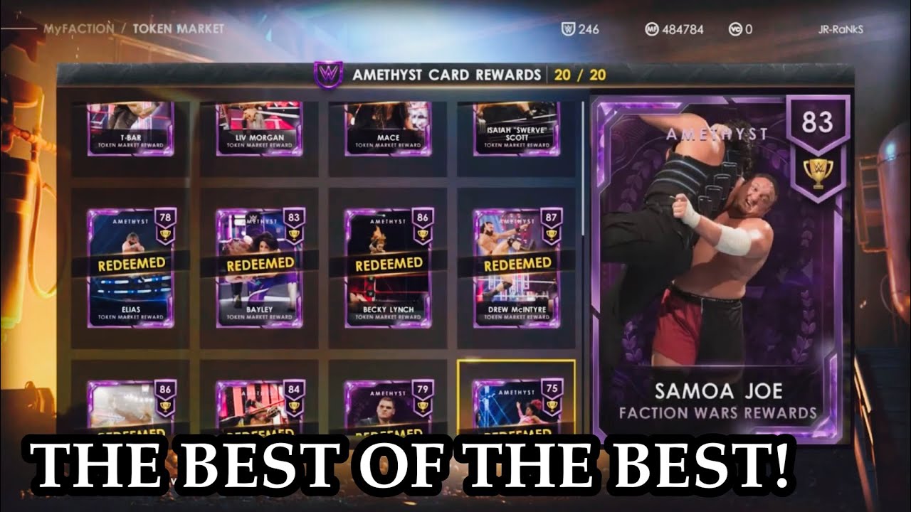REVEALING THE BEST AMETHYST CARDS IN WWE 2K22 MyFACTION! - YouTube