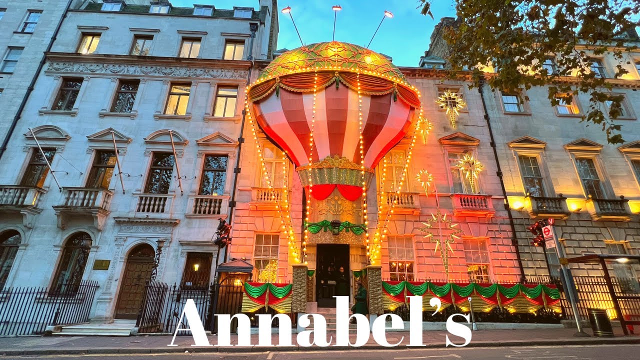 ANNABEL’S LONDON MAYFAIR POSH AREA CHRISTMAS LIGHTS | #London #England #UK - YouTube
