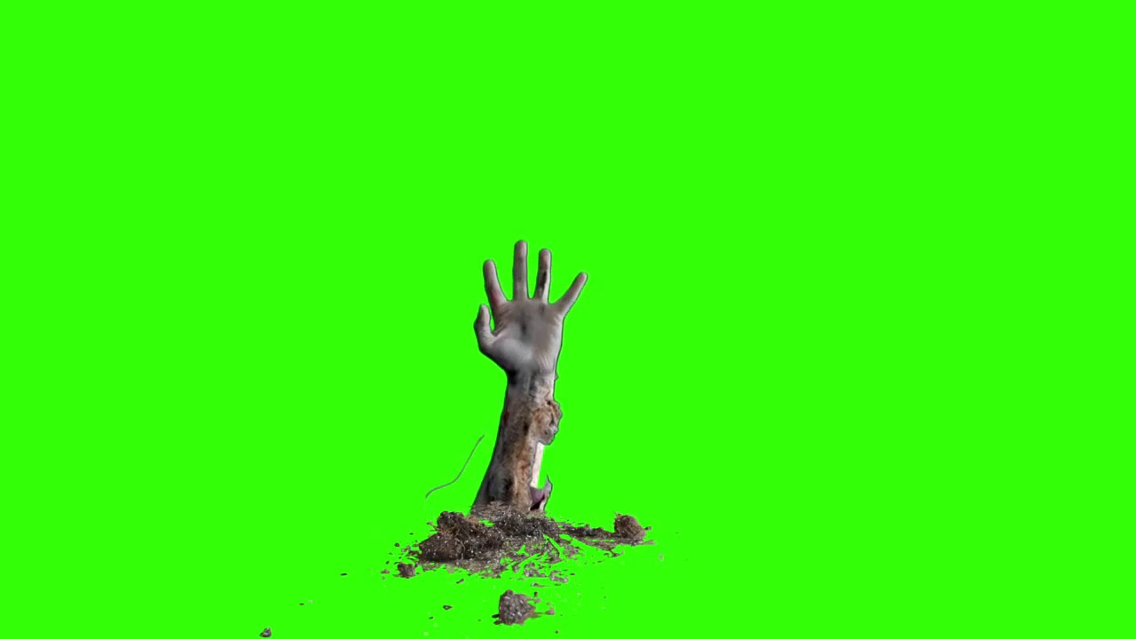 Green Screen Zombie Arm Free Green Screen - YouTube