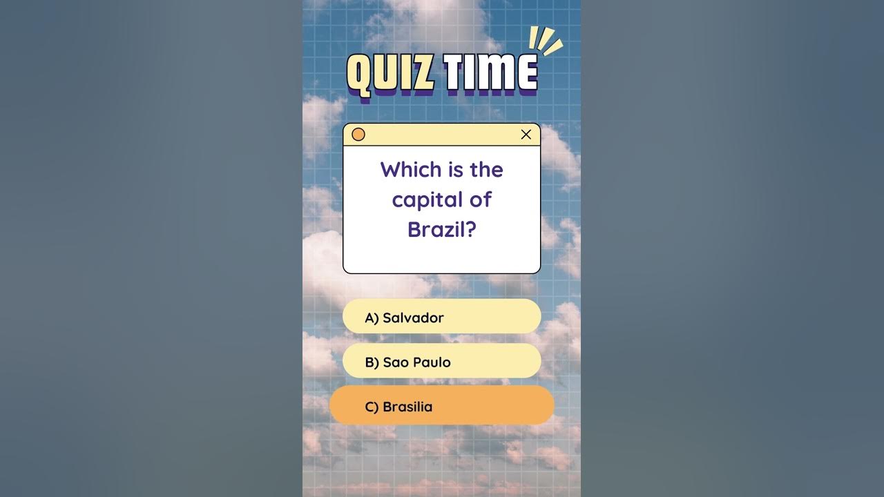Quiz Time - YouTube