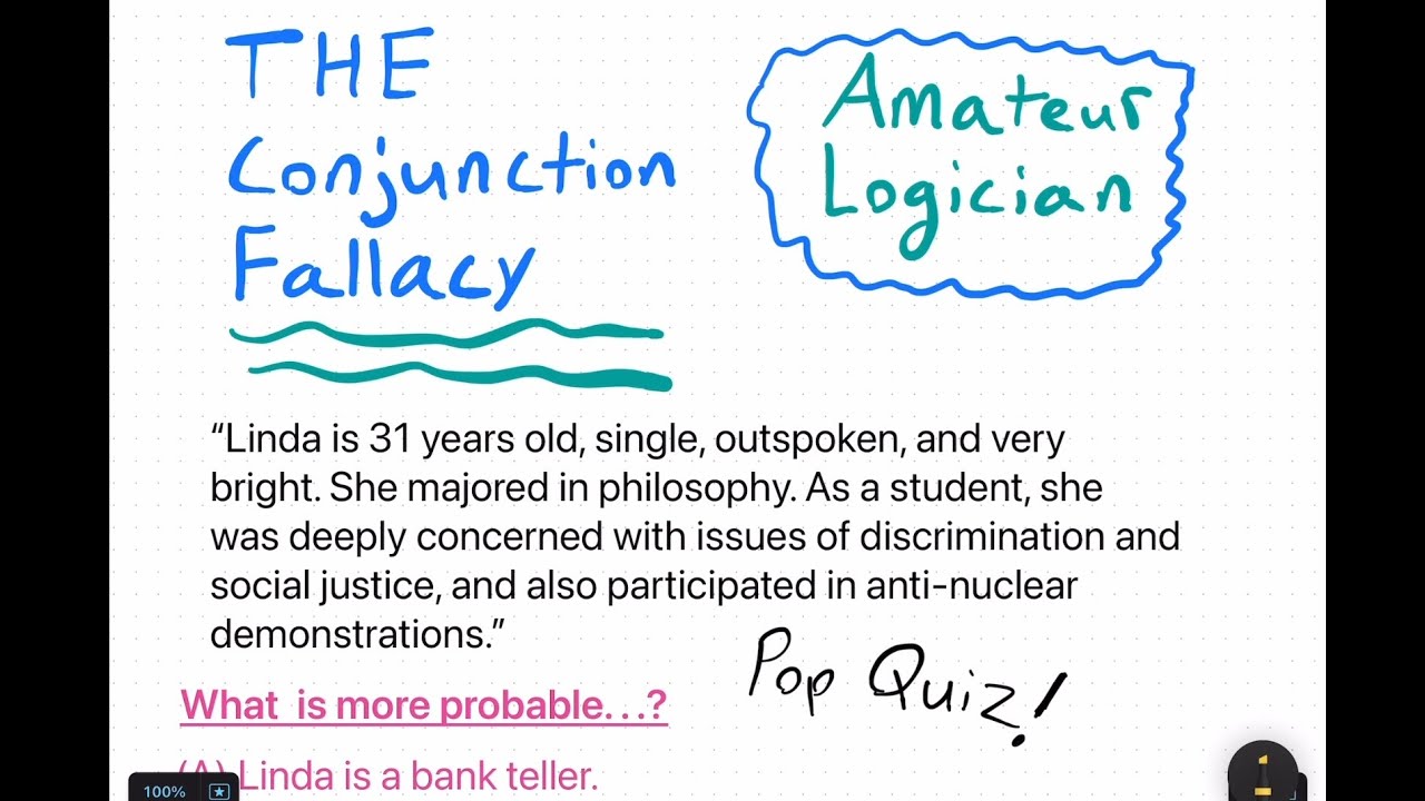 Most get THIS wrong... the Conjunction Fallacy! - YouTube