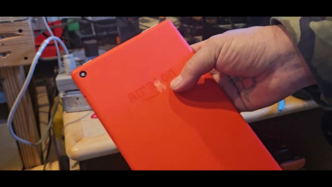 how to open amazon fire hd8 sx034qt 7 gen tablet - YouTube