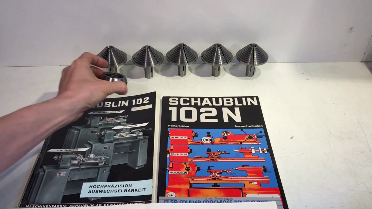 Schaublin 102 Ring Collet Set - YouTube